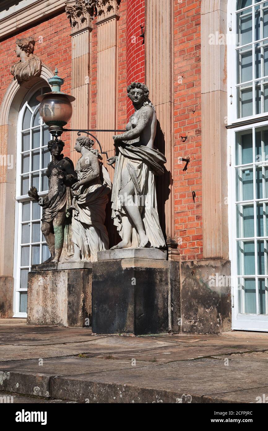 The statue in Potsdam park, Germany Stock Photo - Alamy