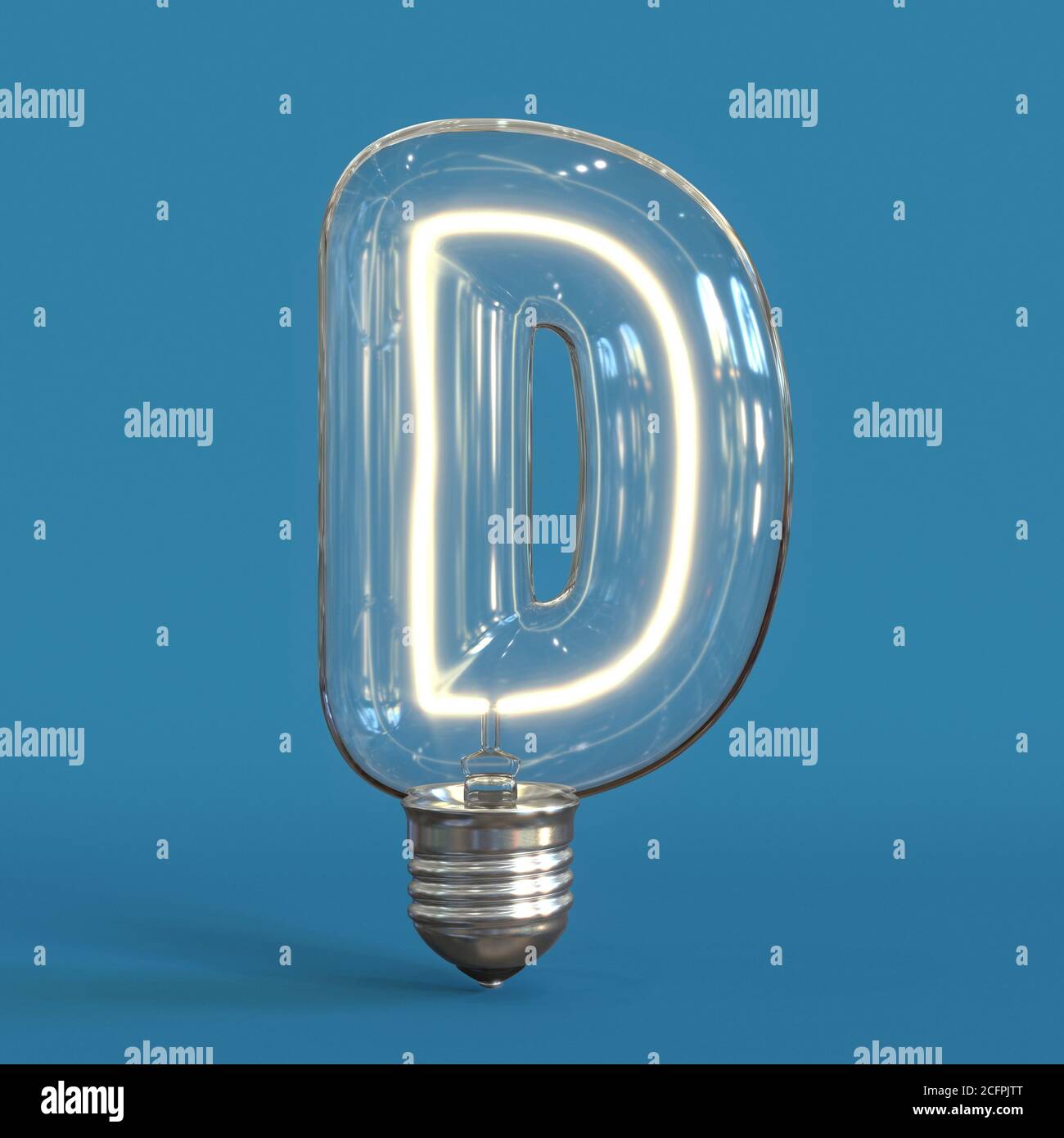Illuminated letter d hi-res stock photography and images - Alamy