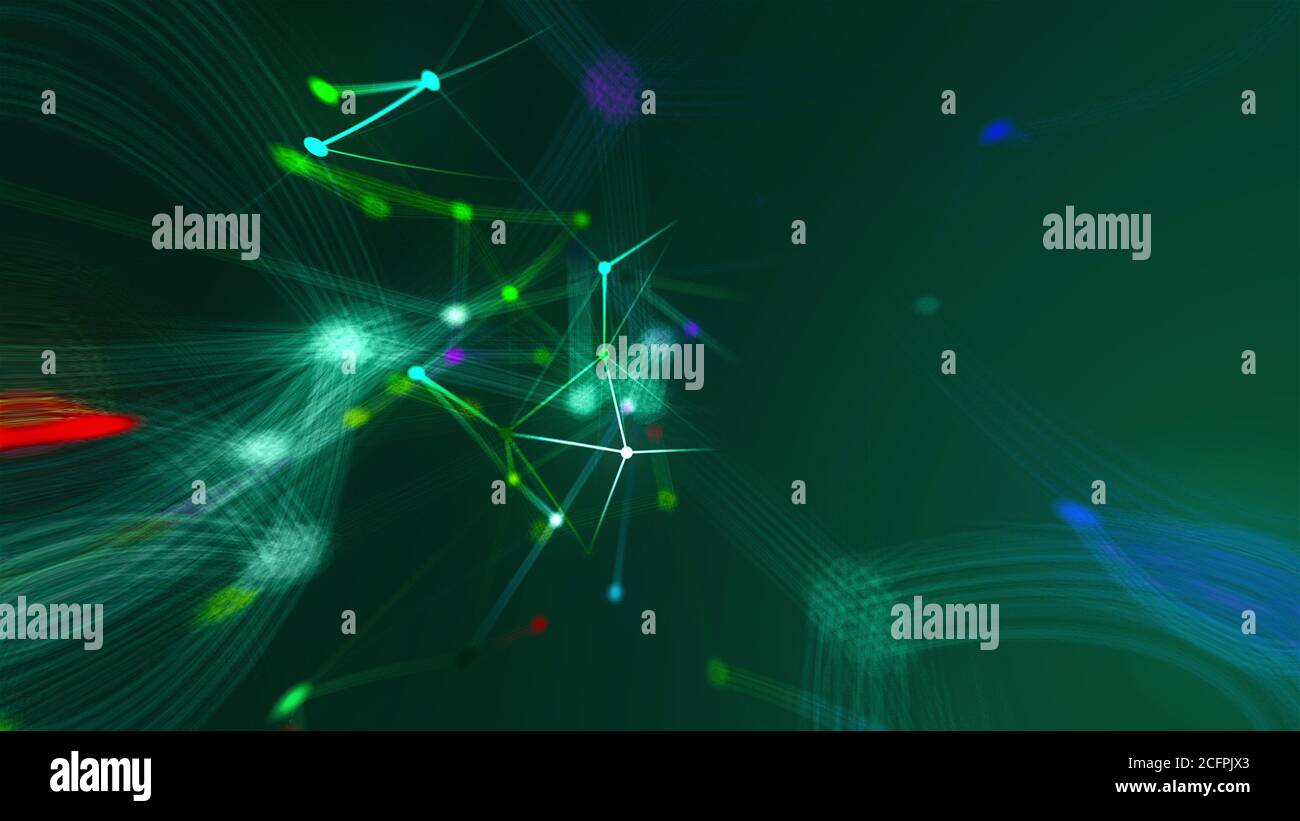 Abstract connection dots. Technology background. Network concept Stock ...