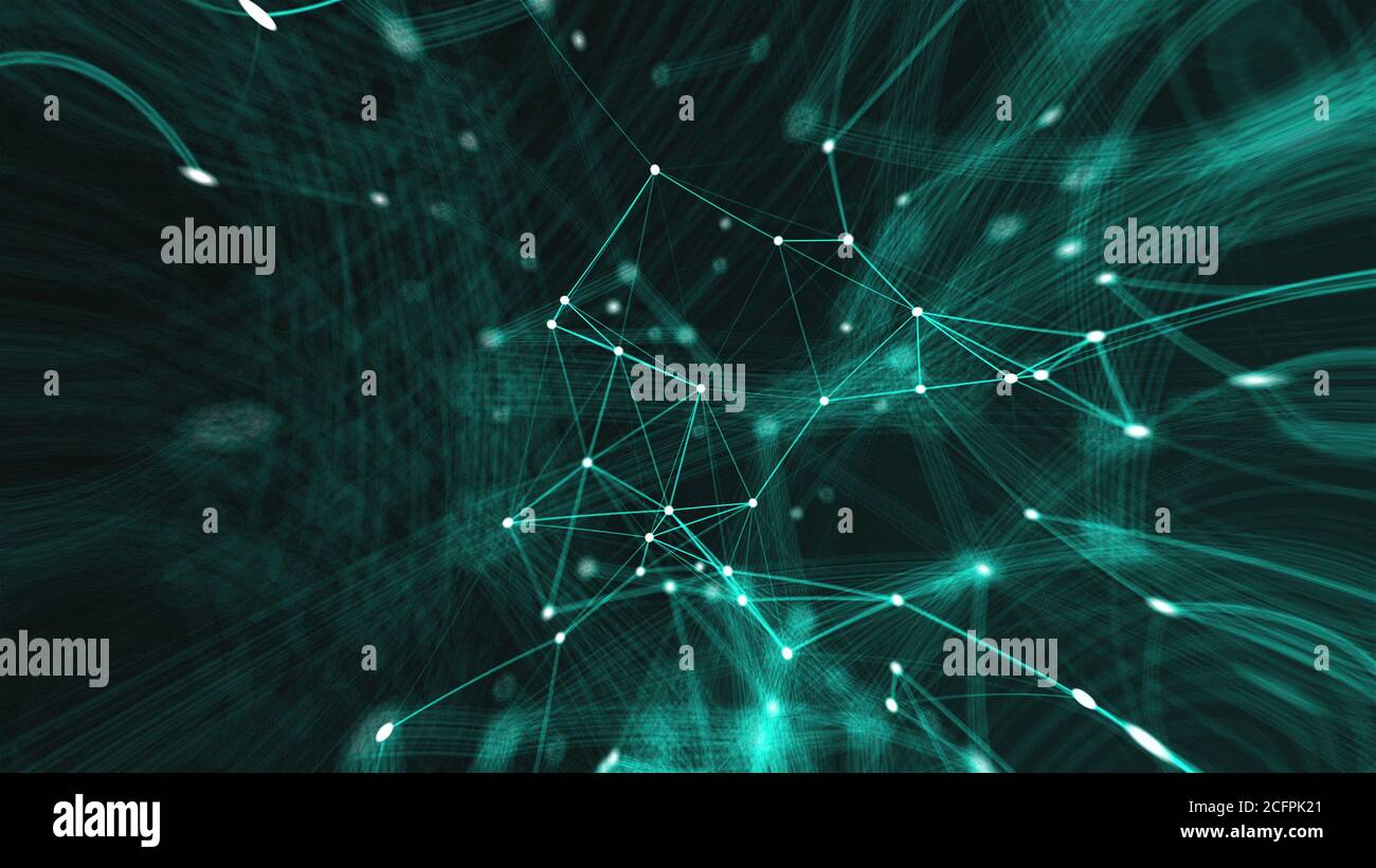 Abstract connection dots. Technology background. Network concept Stock ...
