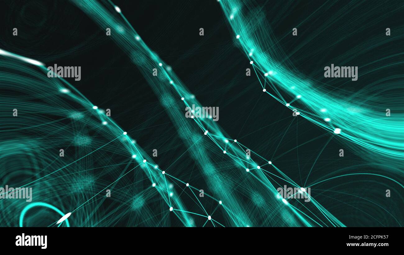 Abstract connection dots. Technology background. Network concept Stock ...