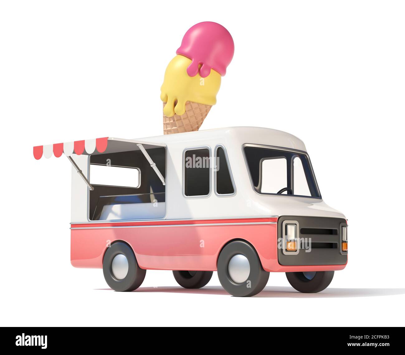 Ice Cream Truck Cut Out Stock Images And Pictures Alamy