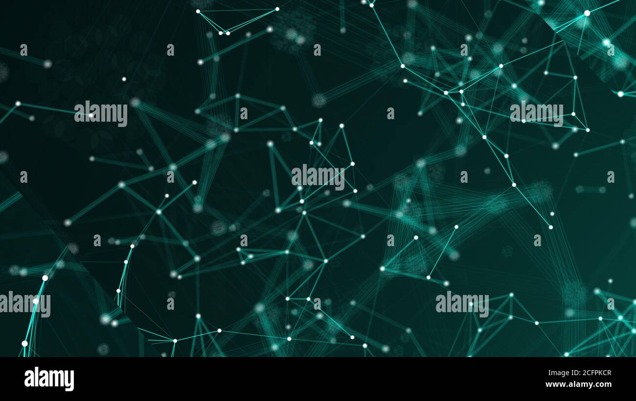Abstract connection dots. Technology background. Network concept Stock ...