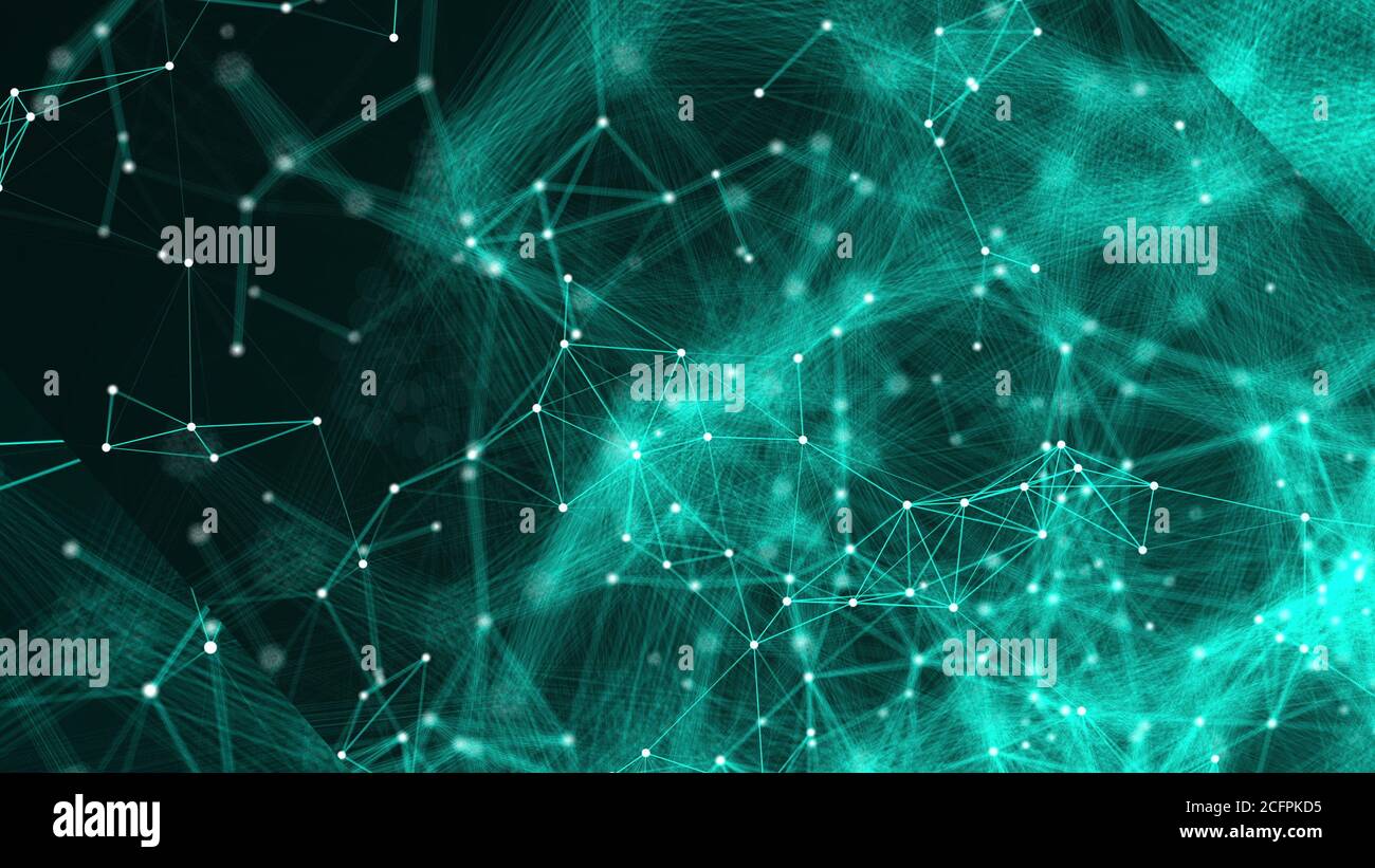 Abstract connection dots. Technology background. Network concept Stock ...