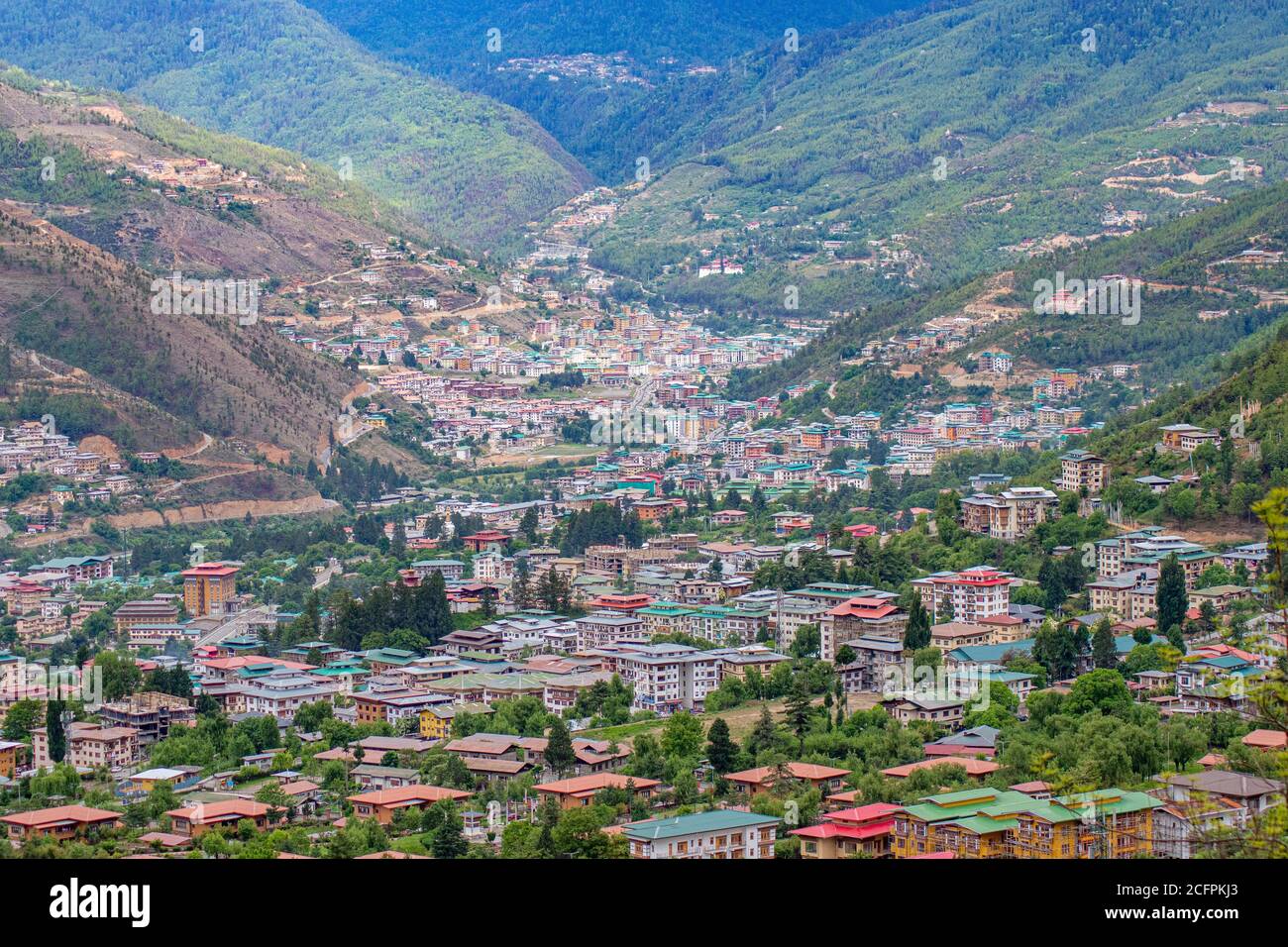Capital city of beautiful country Bhutan Stock Photo - Alamy