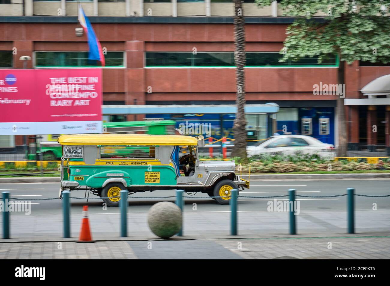 Manila, Philippines - Feb 02, 2020: Jeepneys on the roads of Manila ...