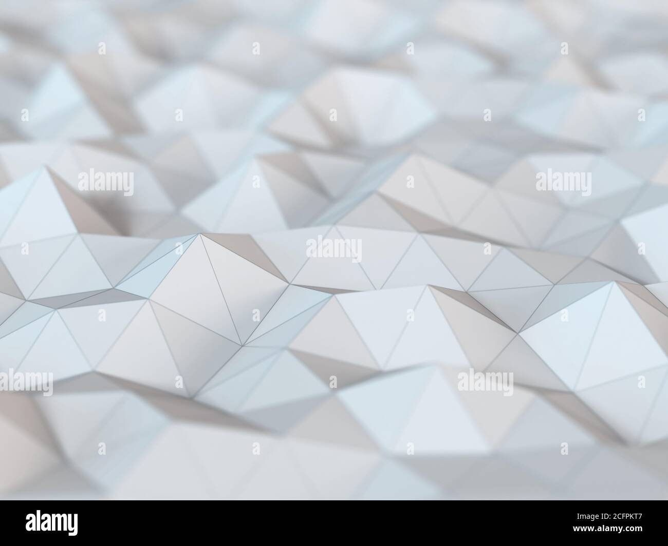 Abstract triangulated geometric background, low poly wavy surface 3d ...