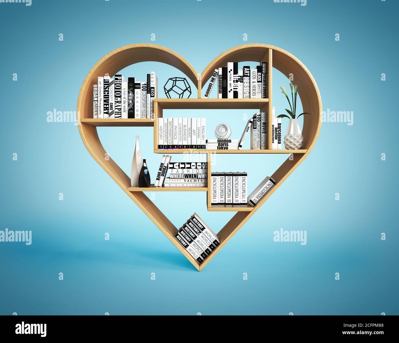 Heart shaped bookshelves, book shelf in the form of heart, love reading ...