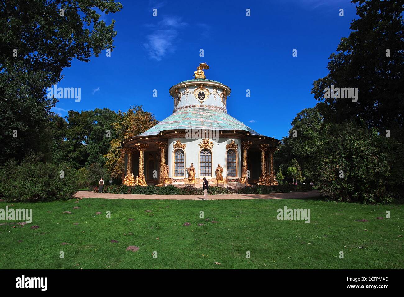 Chinese tea house in Potsdam park, Germany Stock Photo - Alamy