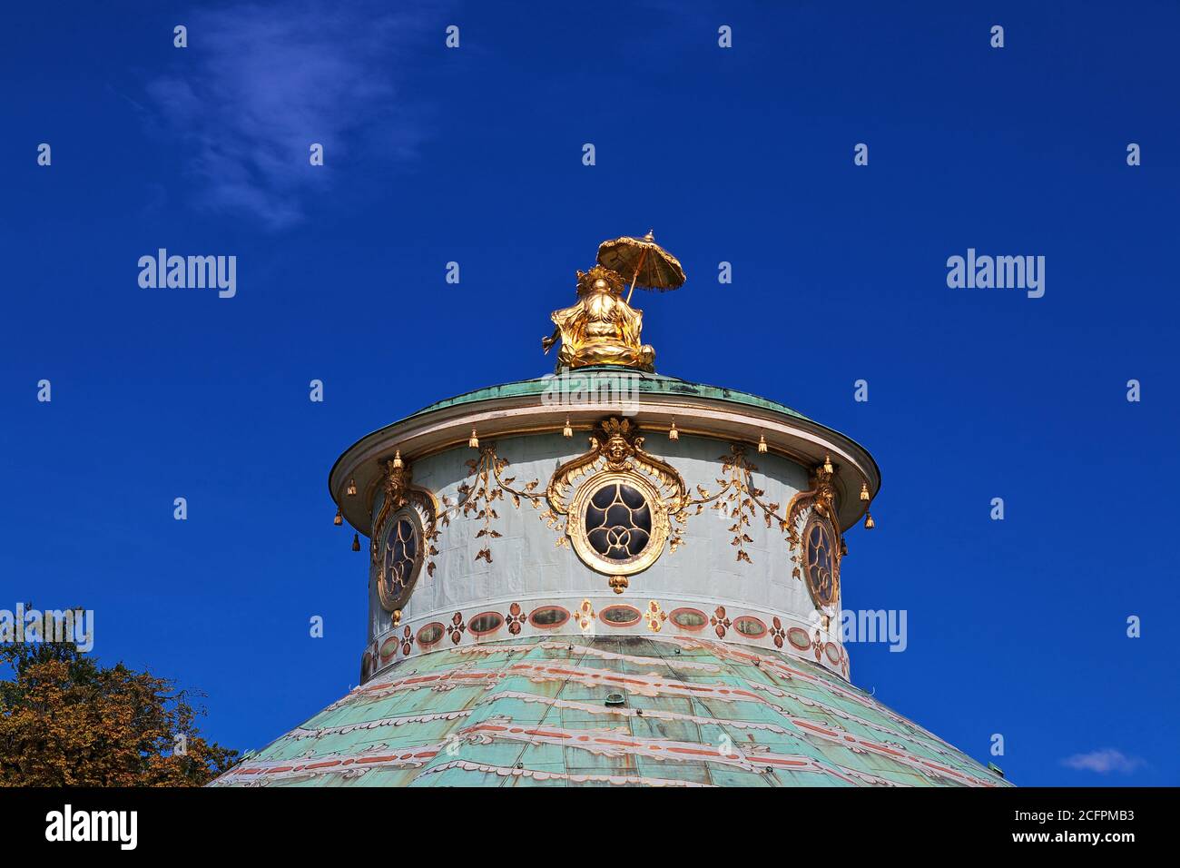 Chinese tea house in Potsdam park, Germany Stock Photo - Alamy