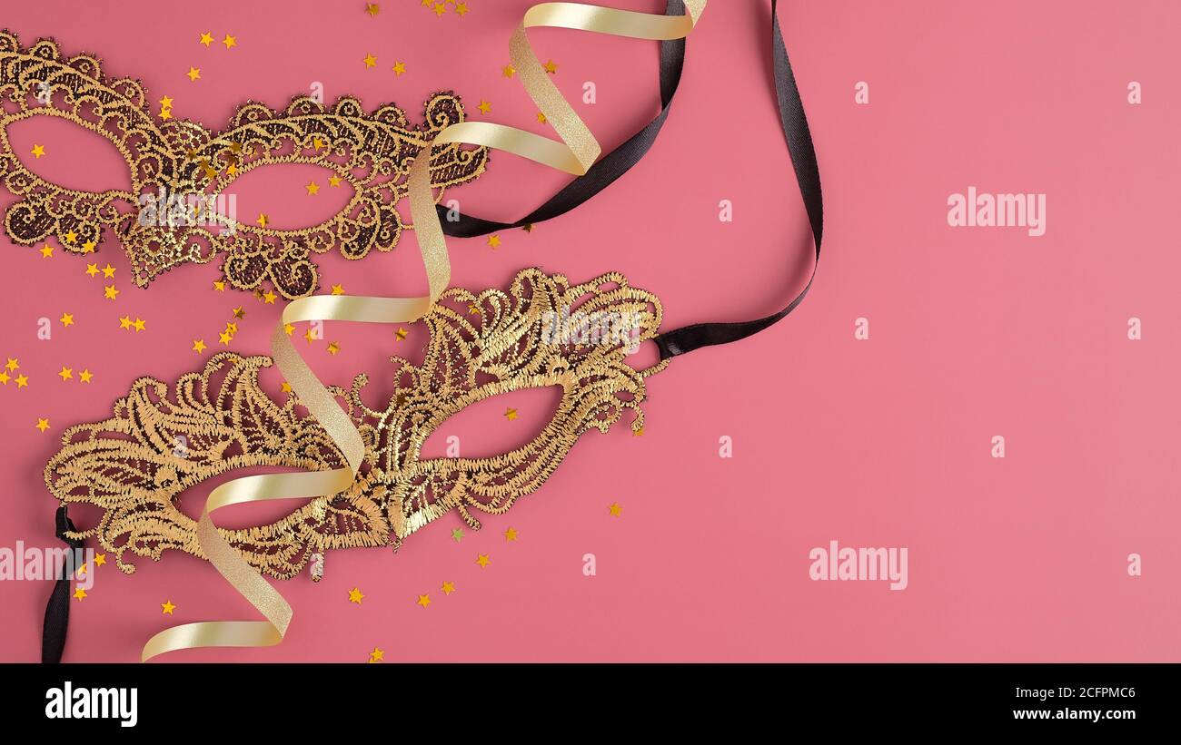 Mask Party Invitation Card