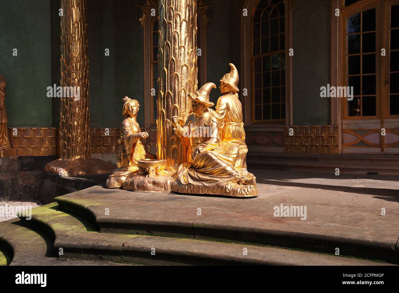 Chinese tea house in Potsdam park, Germany Stock Photo - Alamy