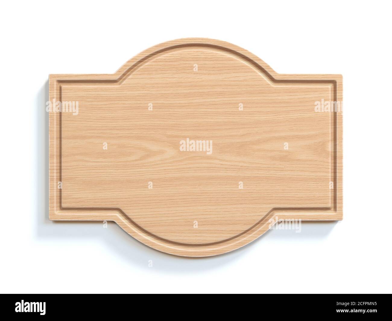 Wooden sign board isolated on white background 3d rendering Stock Photo ...