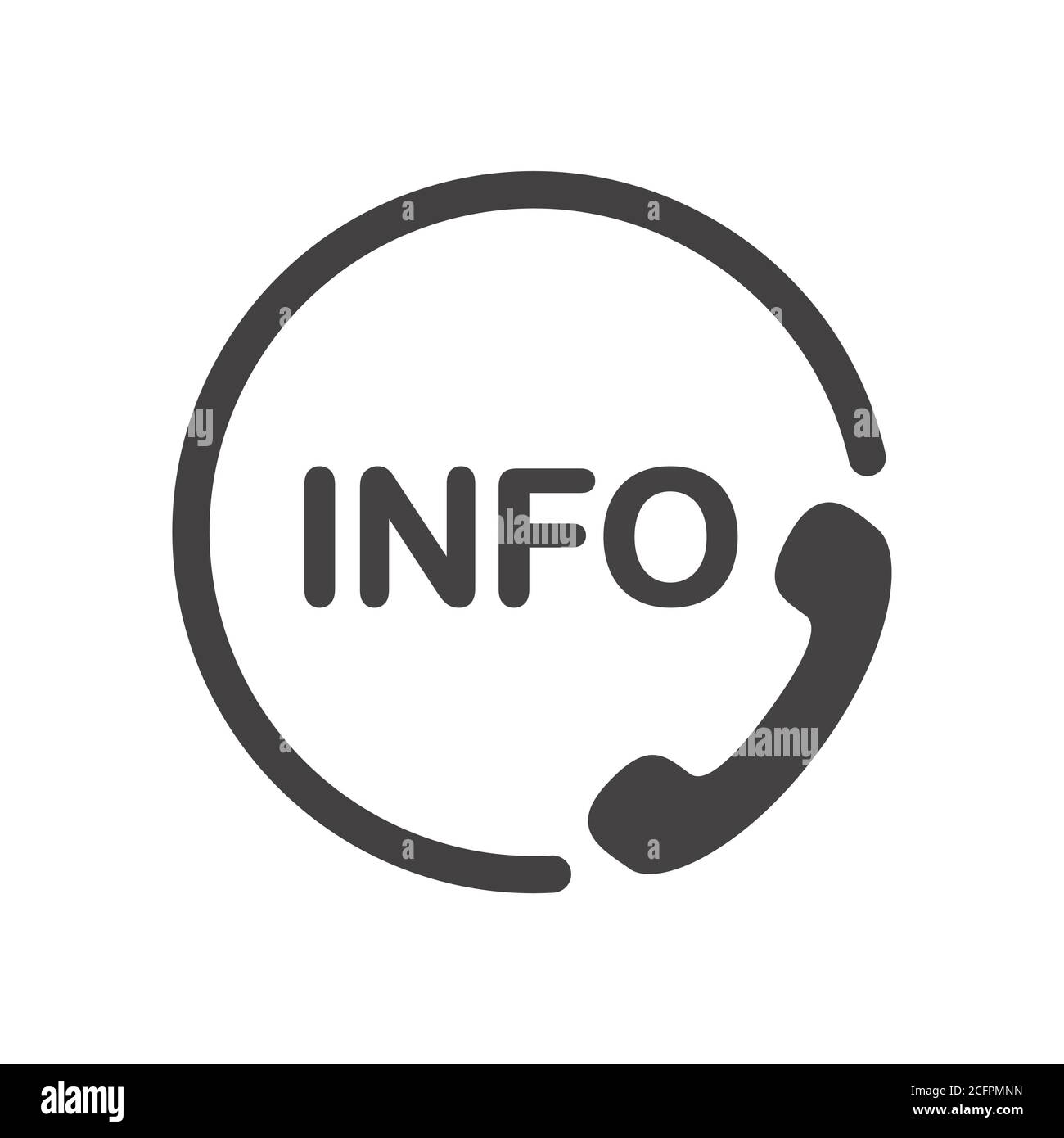 Phone symbol Cut Out Stock Images & Pictures - Alamy