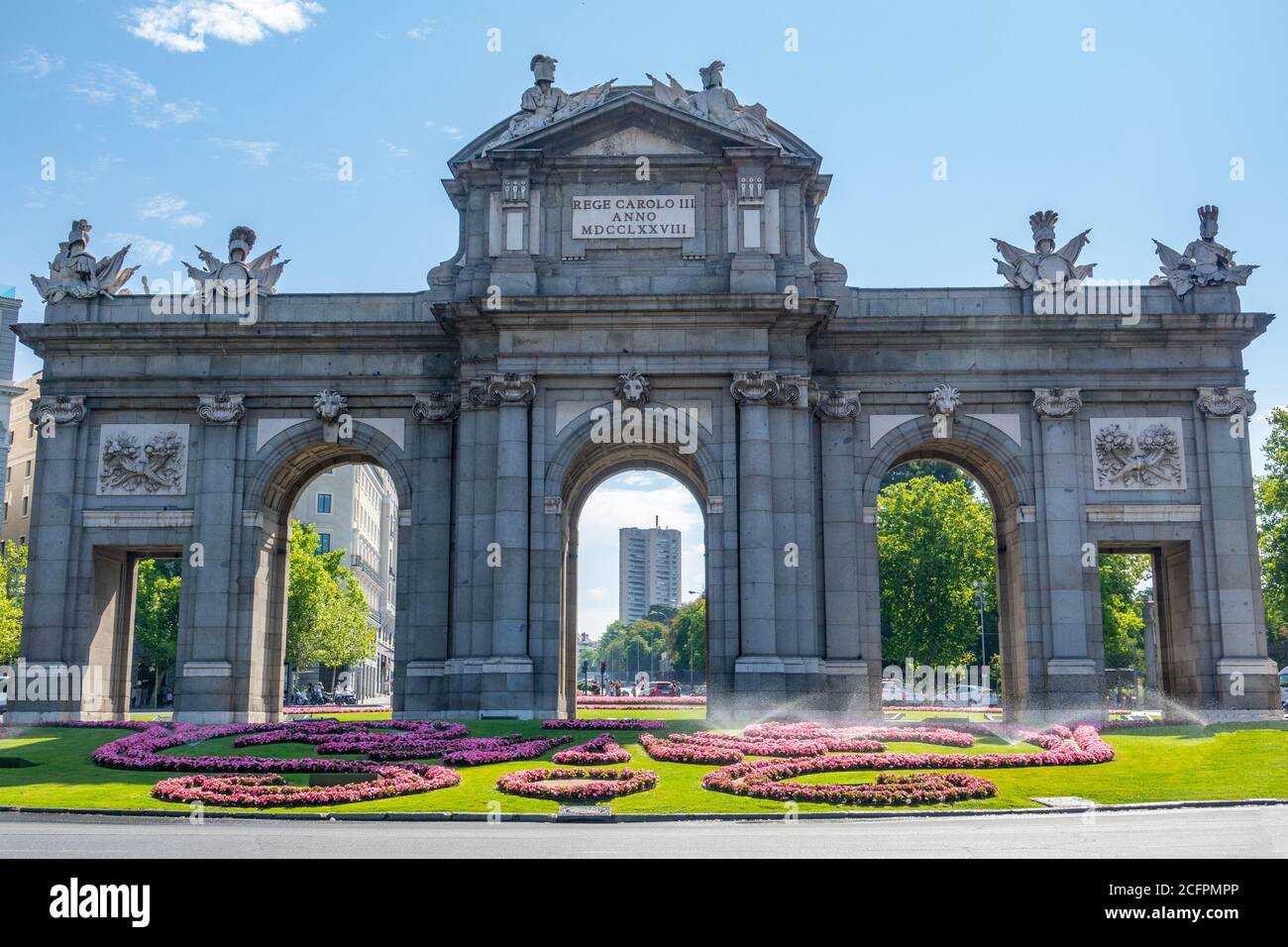 The Alcala Door (Puerta de Alcala) is a gate in the center of Madrid ...