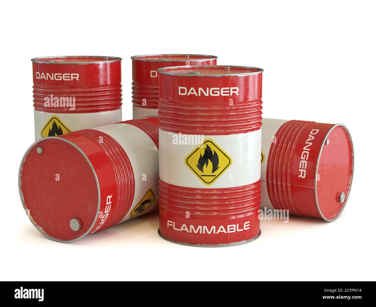 Oil gas tank explosion Cut Out Stock Images & Pictures - Alamy