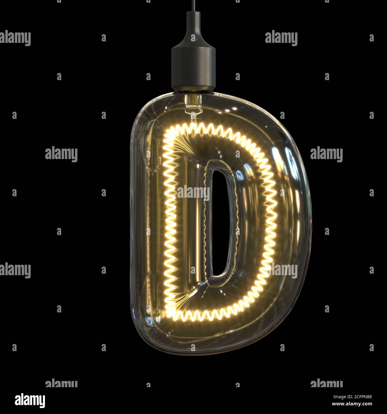Illuminated letter d hi-res stock photography and images - Alamy