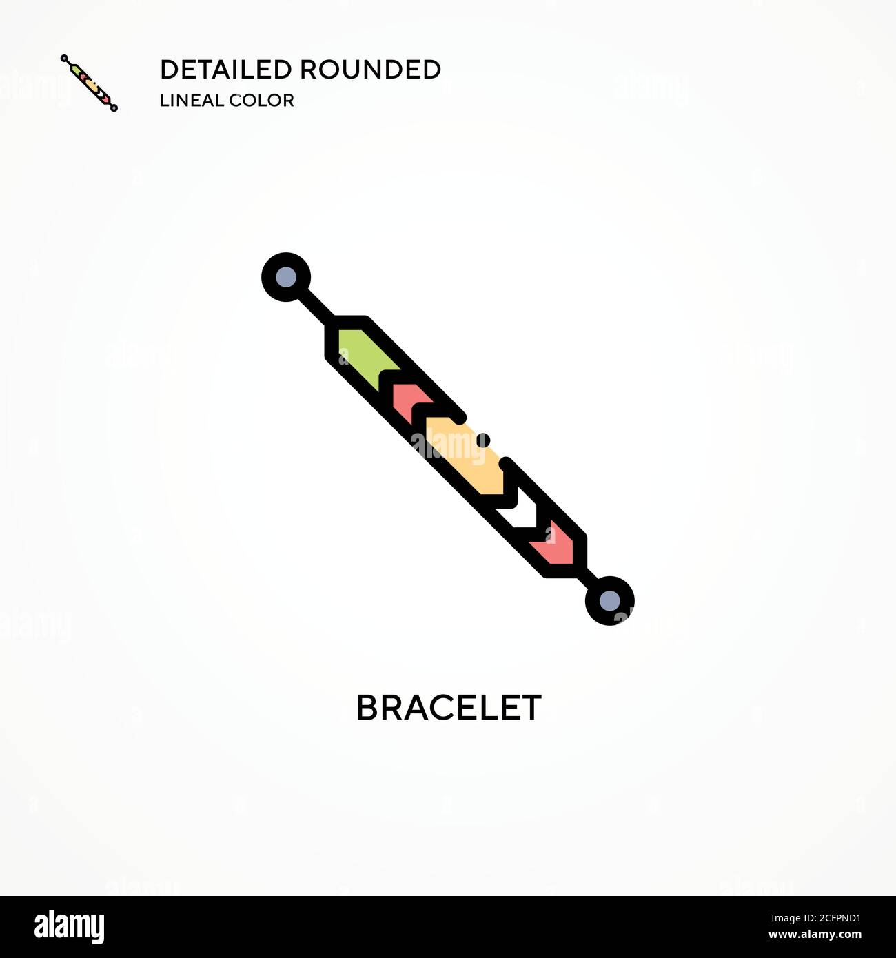 Bracelet vector icon. Modern vector illustration concepts. Easy to edit ...