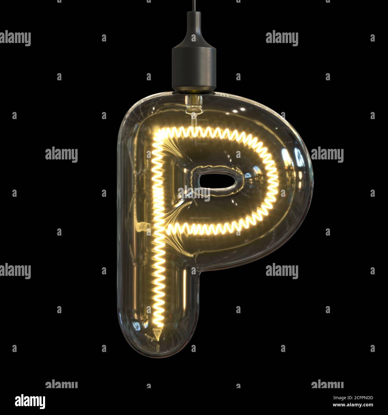 Illuminated letter p hi-res stock photography and images - Alamy