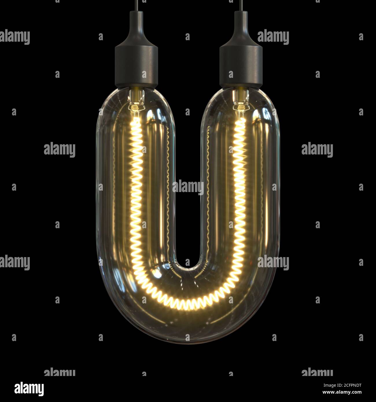 Illuminated letter u hi-res stock photography and images - Alamy