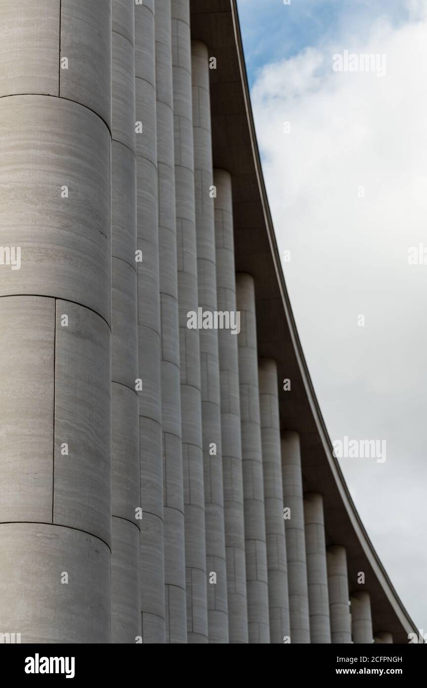 Abstract background architecture lines. modern architecture detail ...