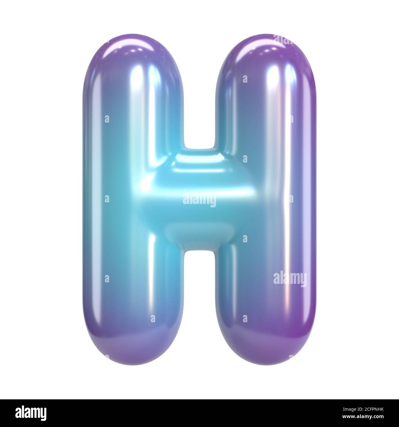 Round purple and blue font, balloon like letters and numbers, 3d ...