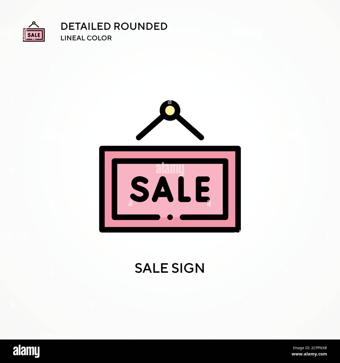 Sale sign vector icon. Modern vector illustration concepts. Easy to ...