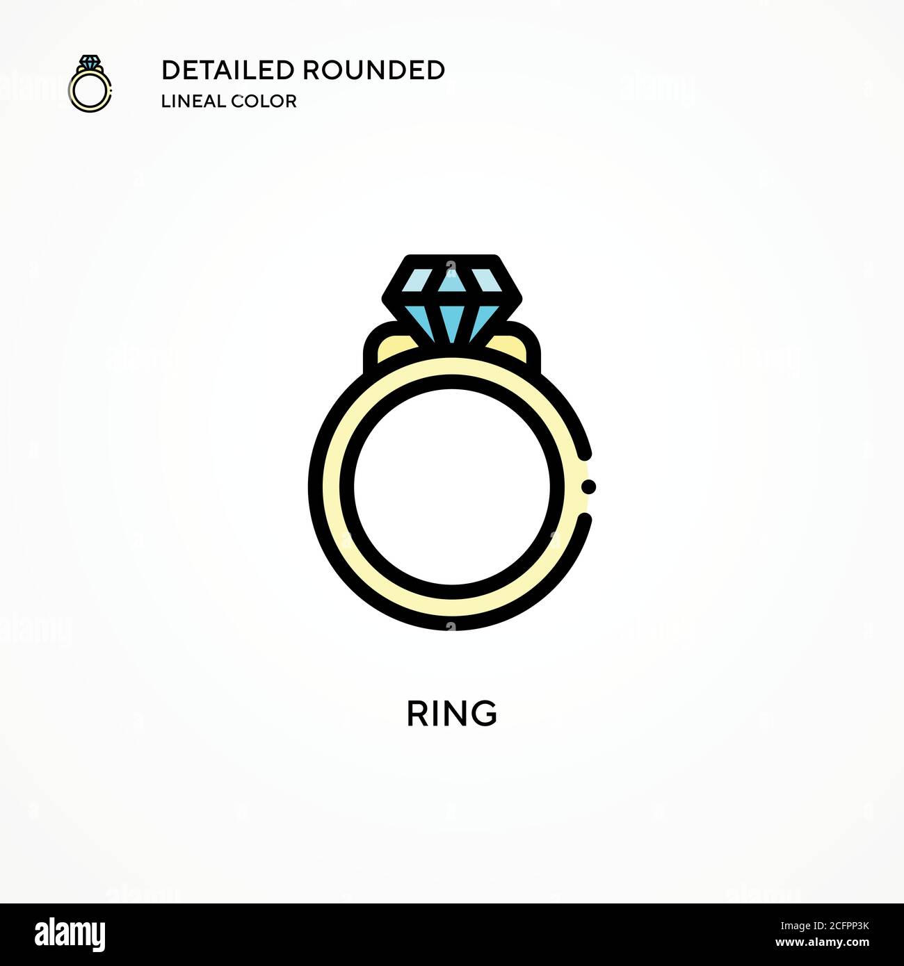 Ring vector icon. Modern vector illustration concepts. Easy to edit and ...