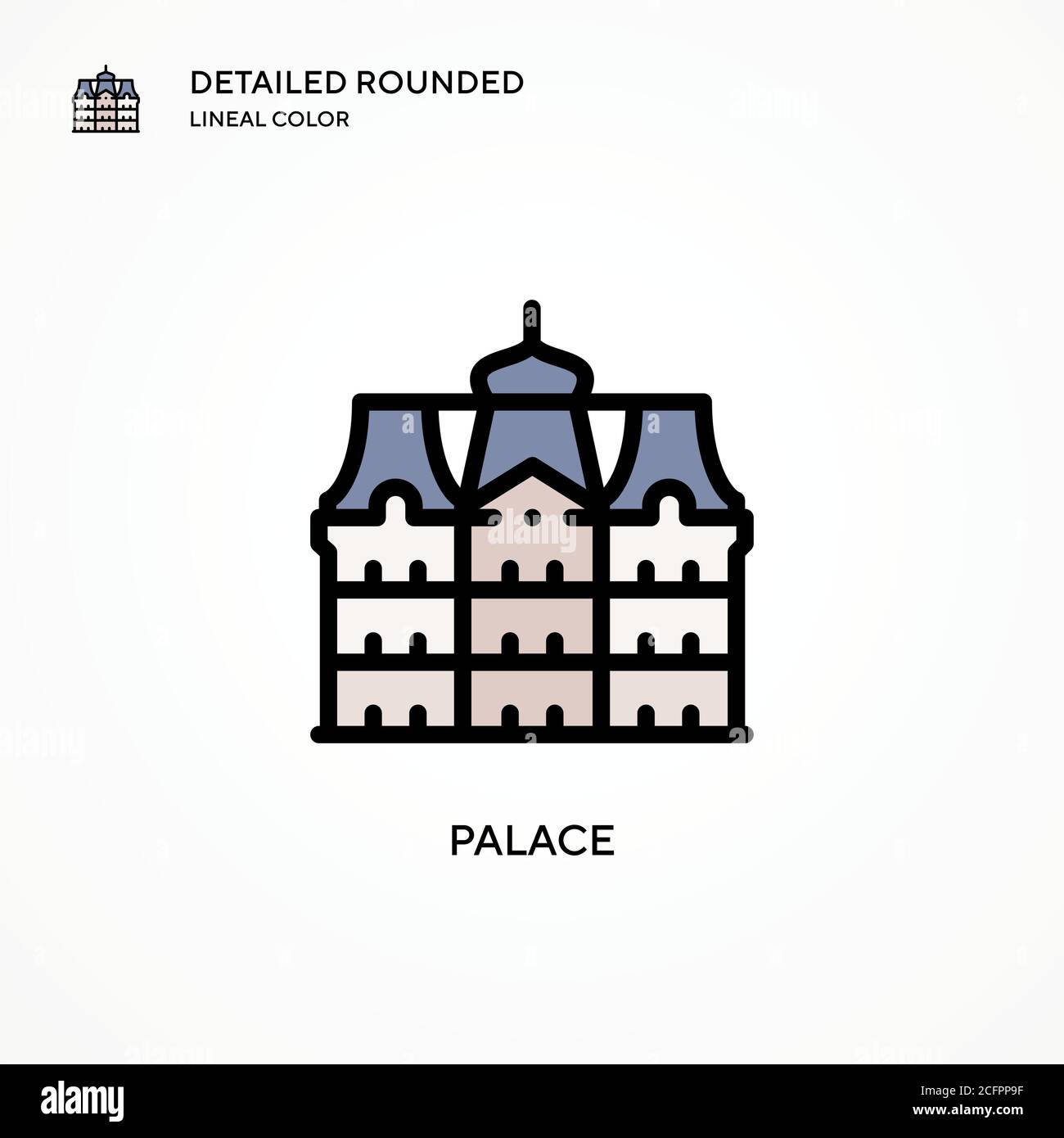 Buckingham palace view Stock Vector Images - Alamy