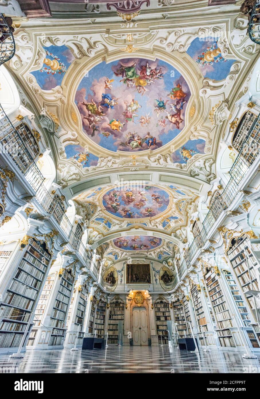 Admont abbey library ceiling hi-res stock photography and images - Alamy