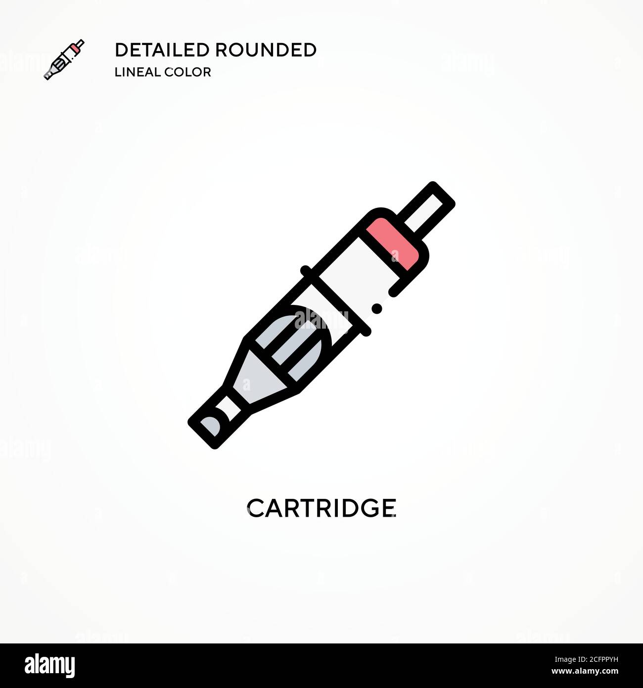 Cartridge vector icon. Modern vector illustration concepts. Easy to ...