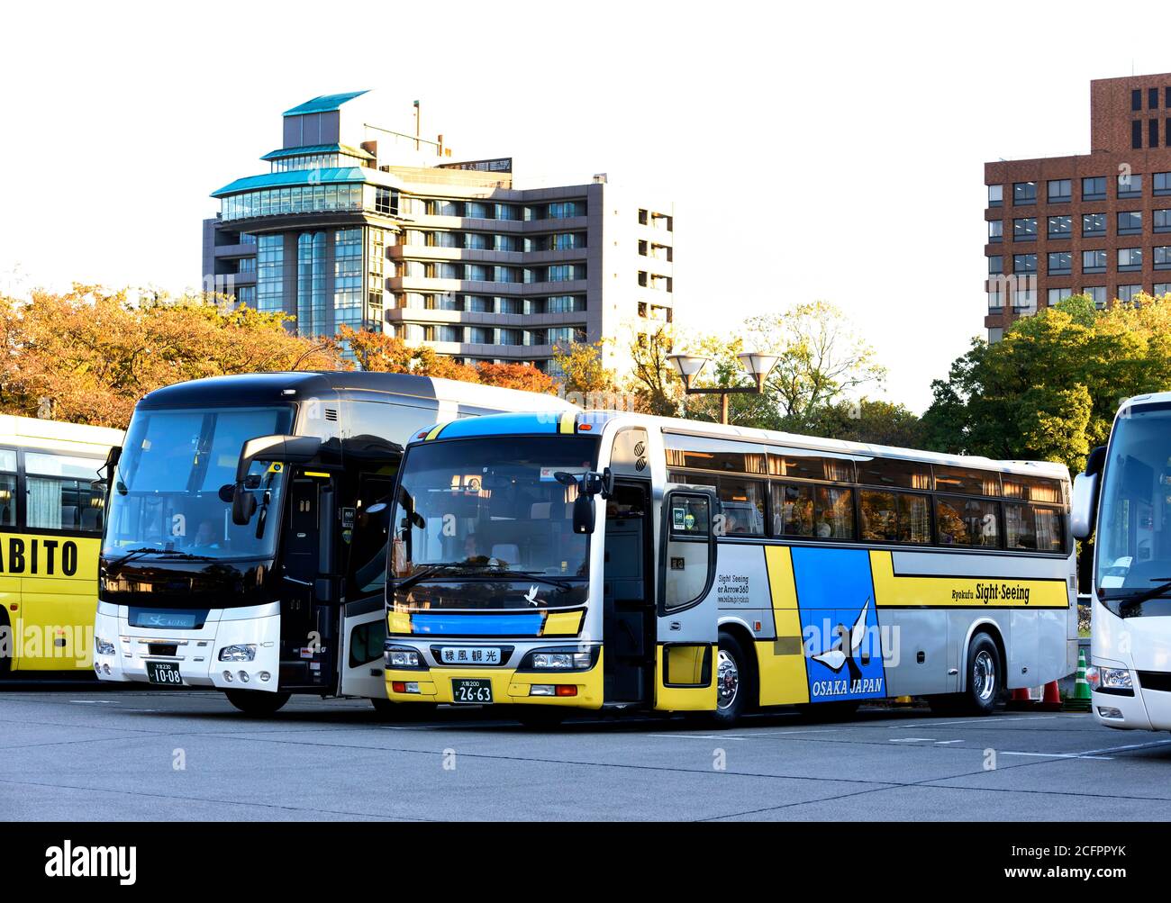 Coach Tours Japan Stock Photo - Alamy