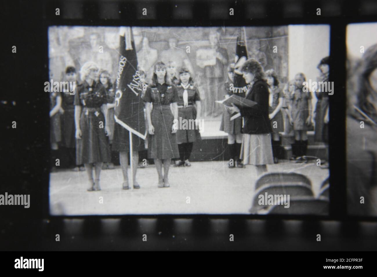 Fine 1970s vintage black and white photography of a formal scout ...