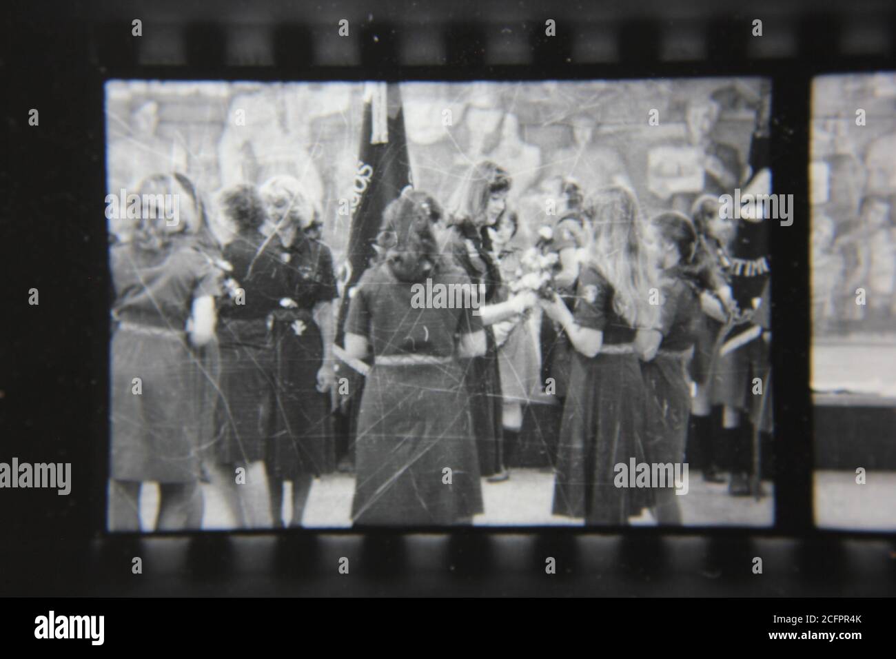 Fine 1970s vintage black and white photography of a formal scout ...