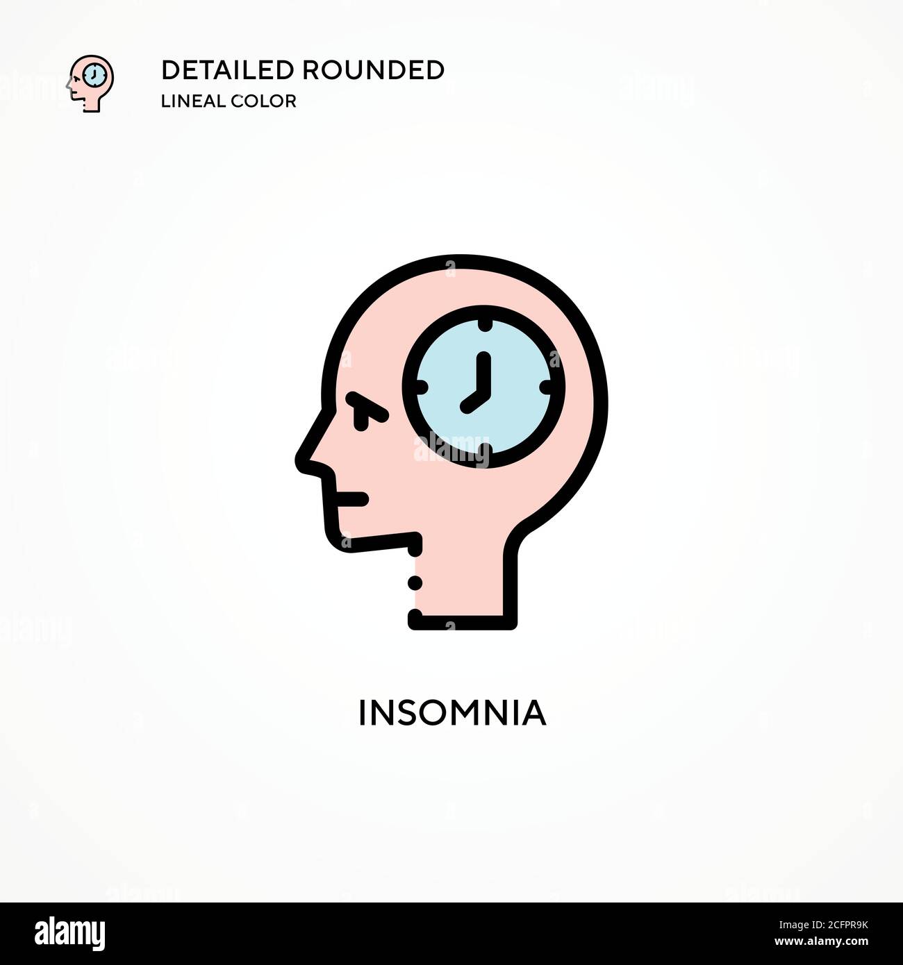 Insomnia vector icon. Modern vector illustration concepts. Easy to edit ...