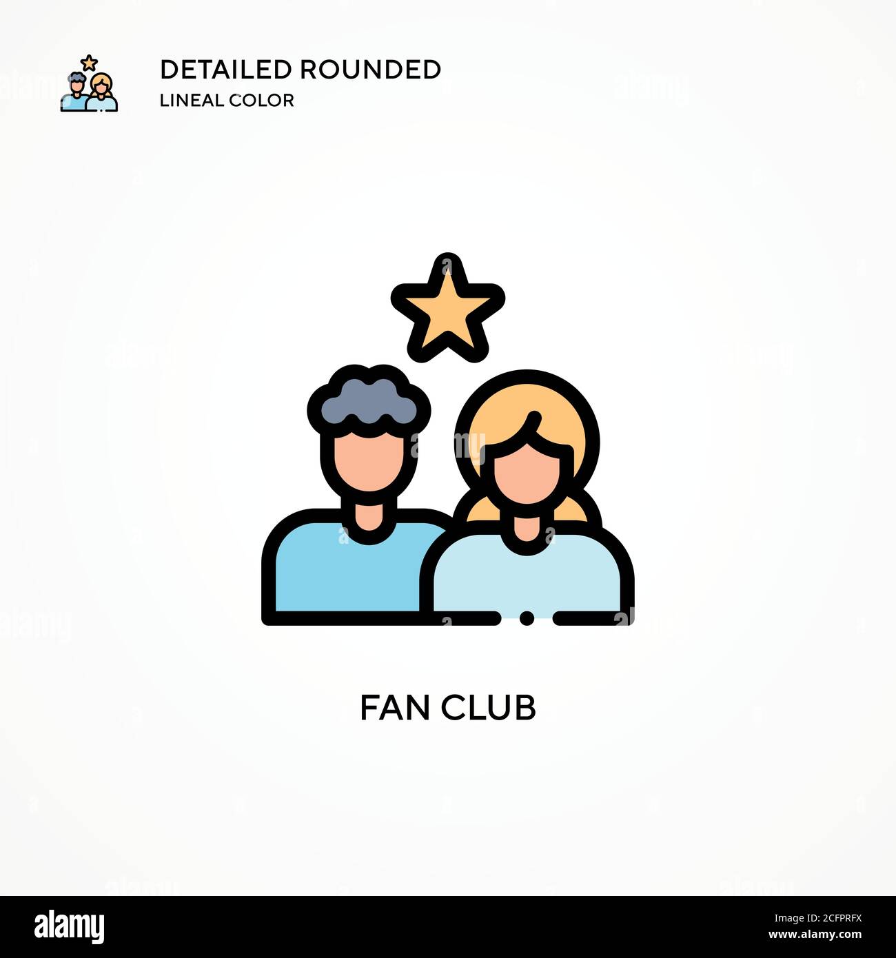 Young fans show Stock Vector Images - Alamy