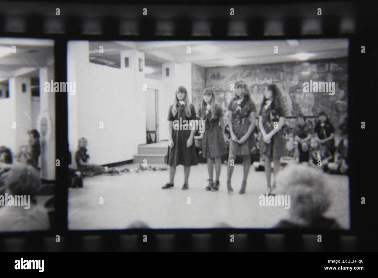 Fine 1970s vintage black and white photography of a formal scout ...