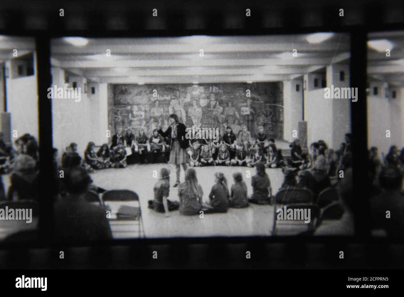 Fine 1970s vintage black and white photography of a formal scout ...