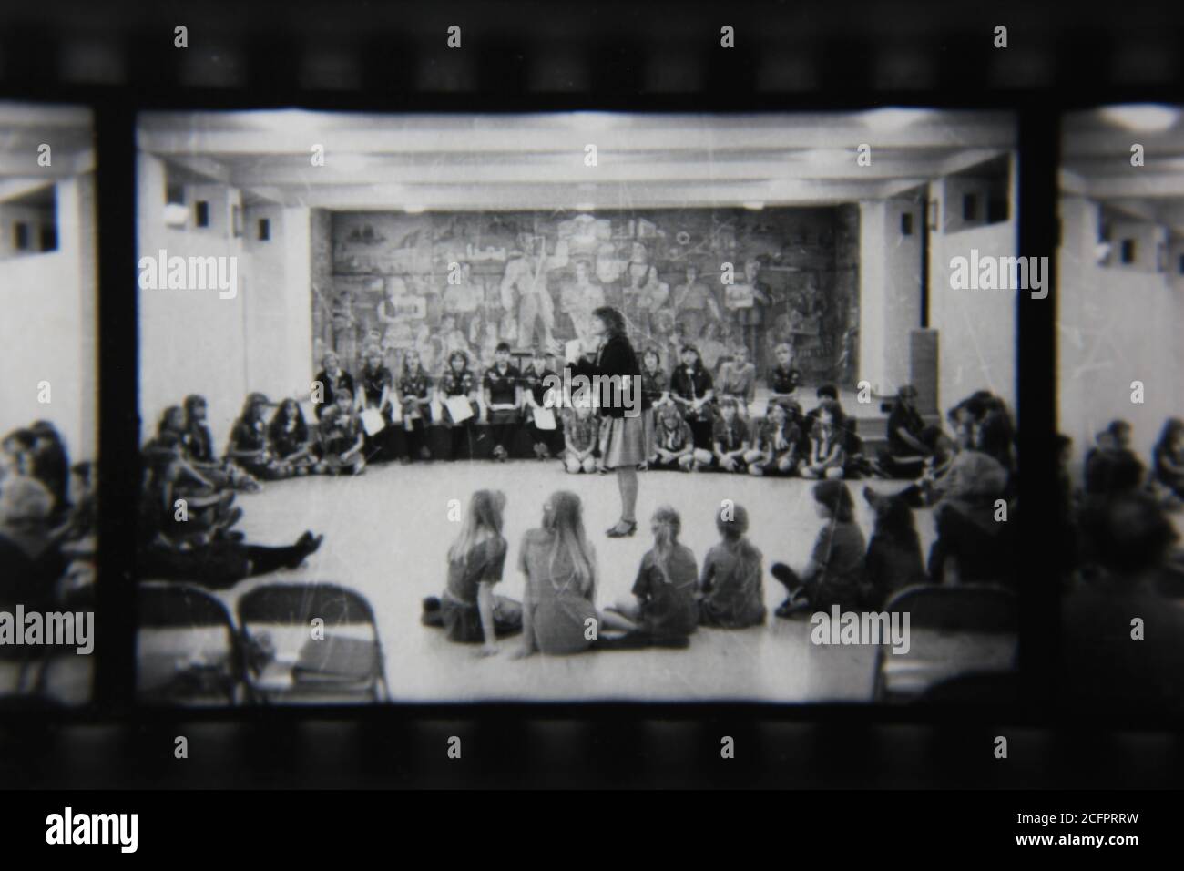 Fine 1970s vintage black and white photography of a formal scout ...