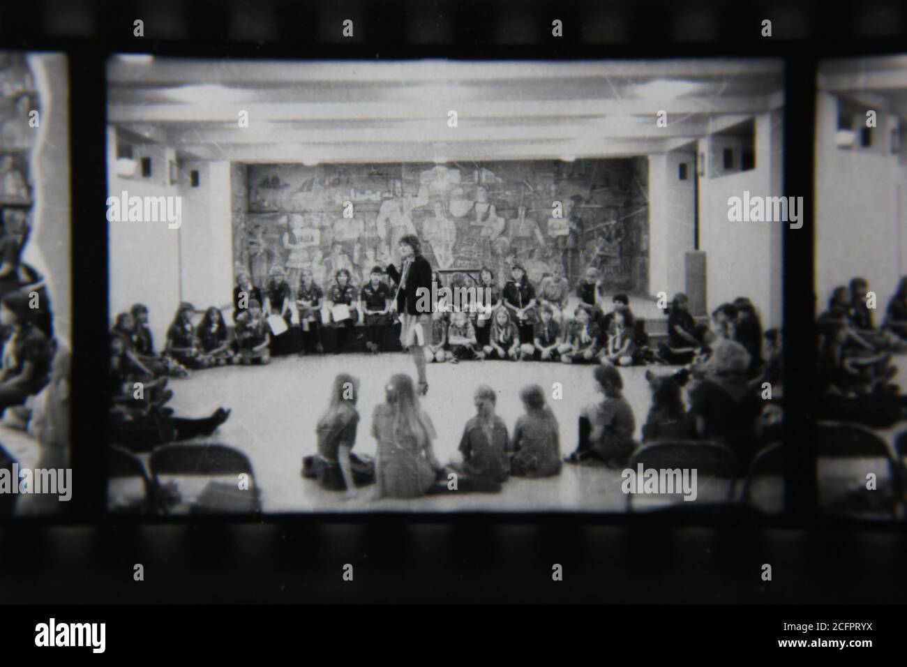 Fine 1970s vintage black and white photography of a formal scout ...