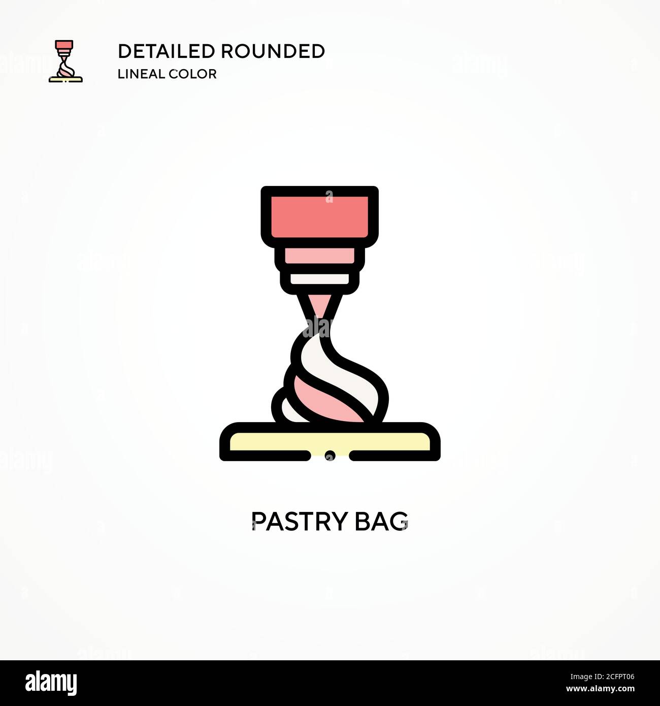 Piping bag vector vectors hi-res stock photography and images - Alamy