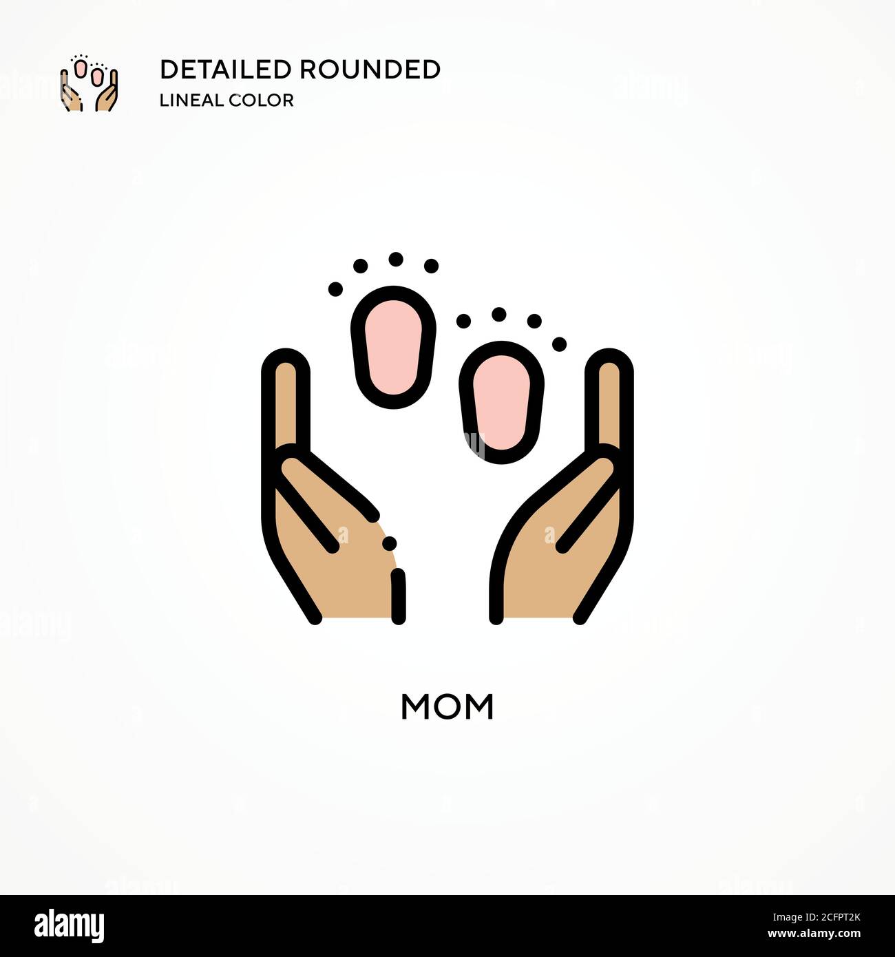Mom vector icon. Modern vector illustration concepts. Easy to edit and ...