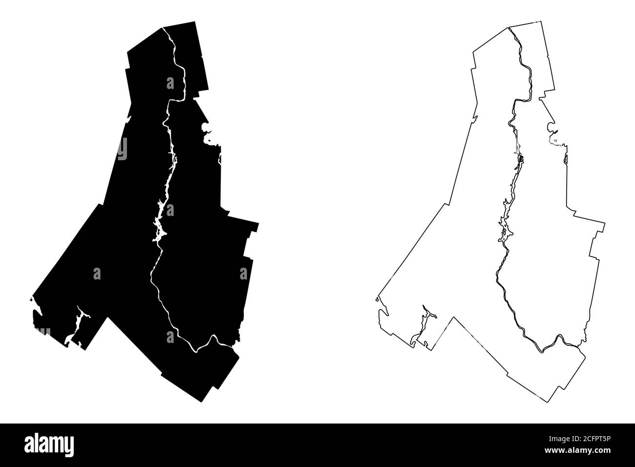 Androscoggin county map Black and White Stock Photos & Images - Alamy