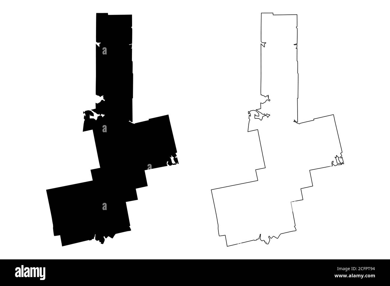 Penobscot county map Black and White Stock Photos & Images - Alamy