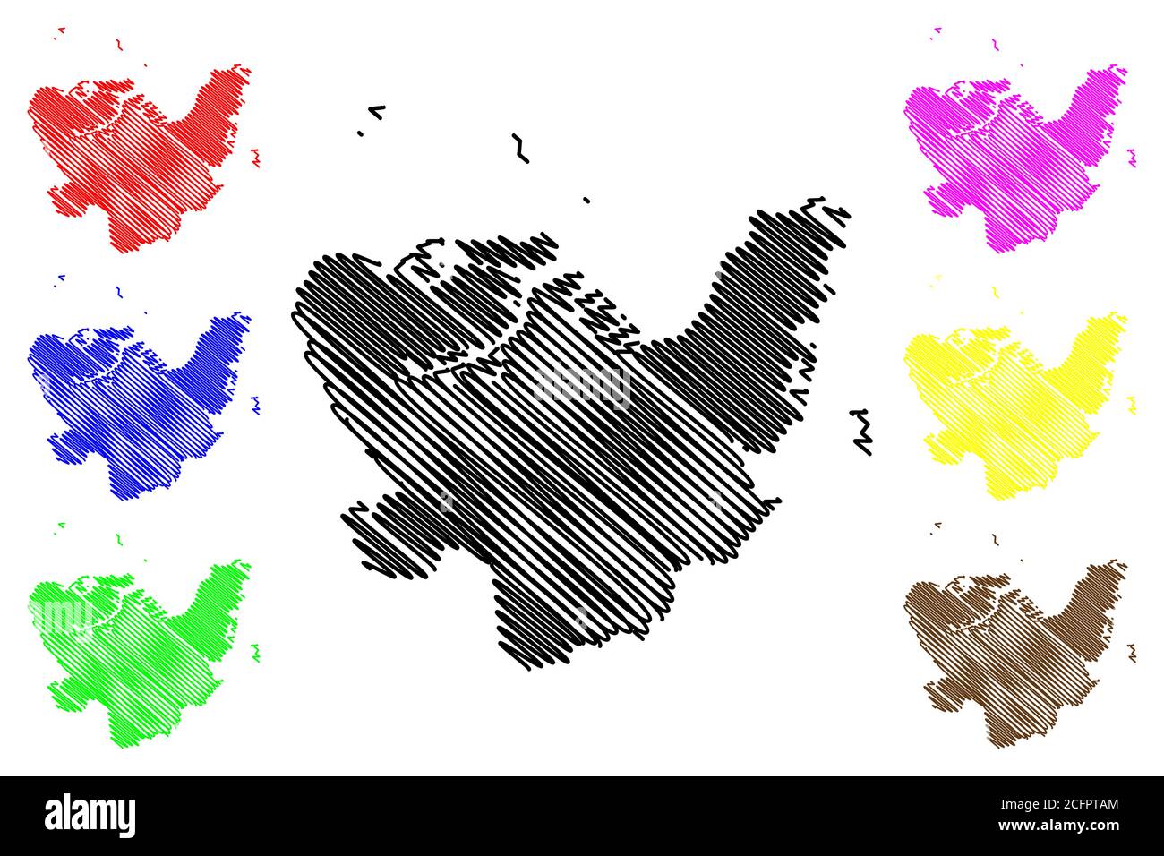 Kitakyushu City (State of Japan, island country, Fukuoka Prefecture ...