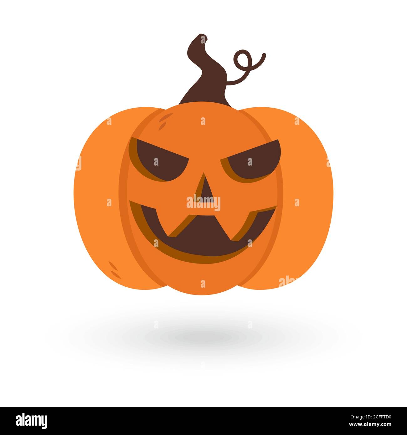Evil scary pumpkin face Stock Vector Images - Alamy
