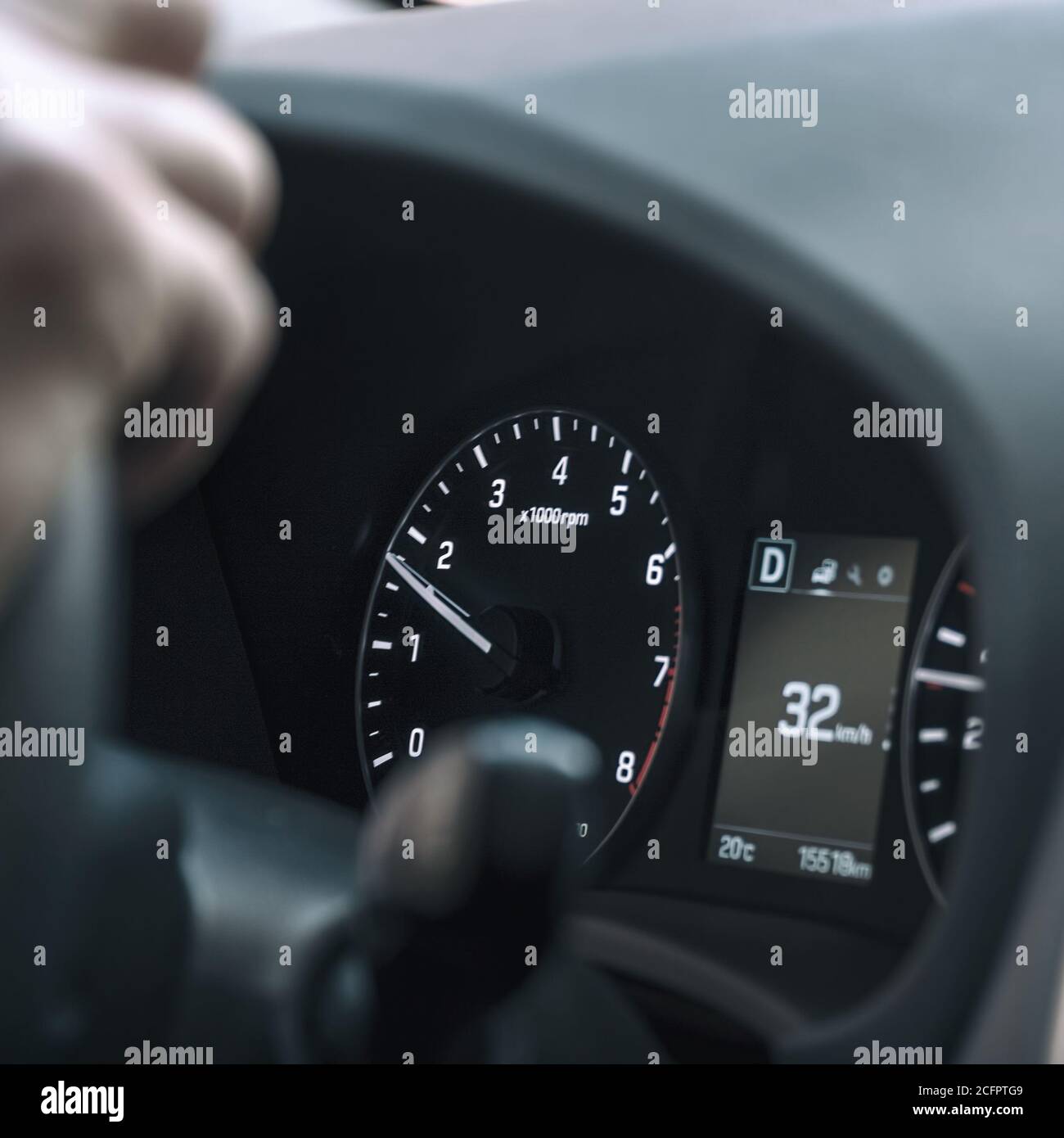Car speedometer miles and kilometers hi-res stock photography and ...