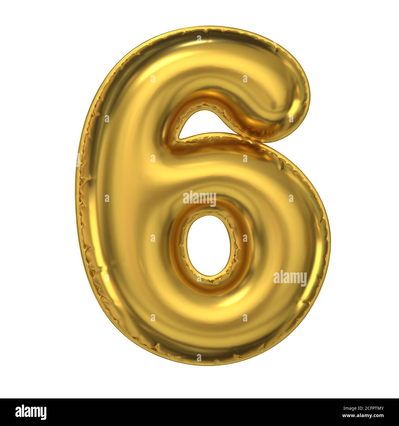 Number six yellow font Cut Out Stock Images & Pictures - Alamy