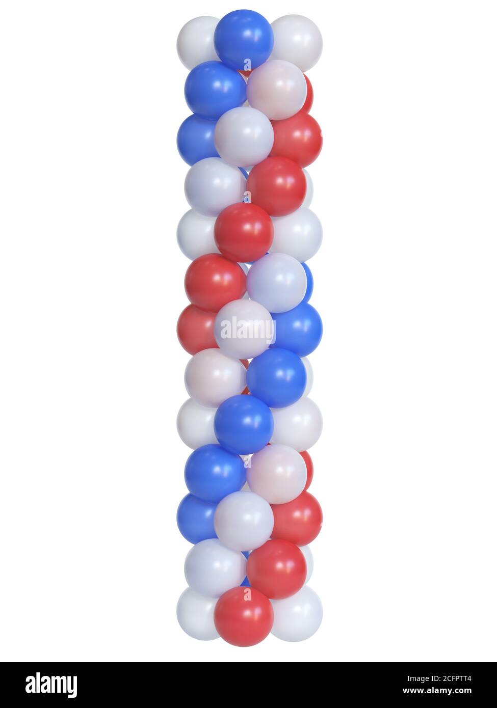 Vertical lienar balloon cluster, balloon column, celebration design ...