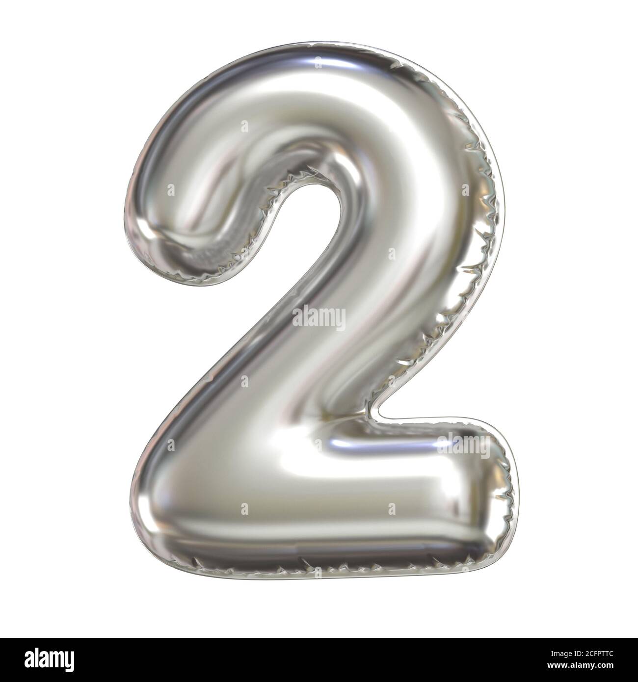 Number two helium birthday party Cut Out Stock Images & Pictures - Alamy